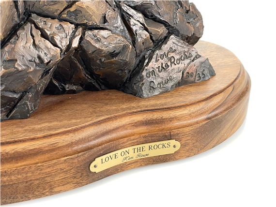 Ken Rowe | Ken Rowe (Born 1954) Love on the Rocks Bronze Sculpture ...
