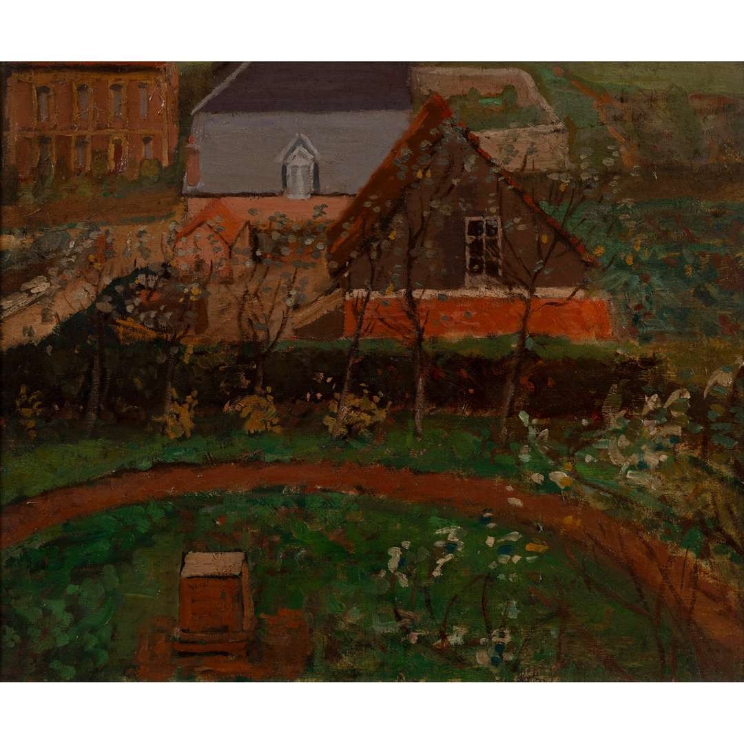 Spencer Frederick Gore | A Garden Square in Camden Town (Circa 1910 ...
