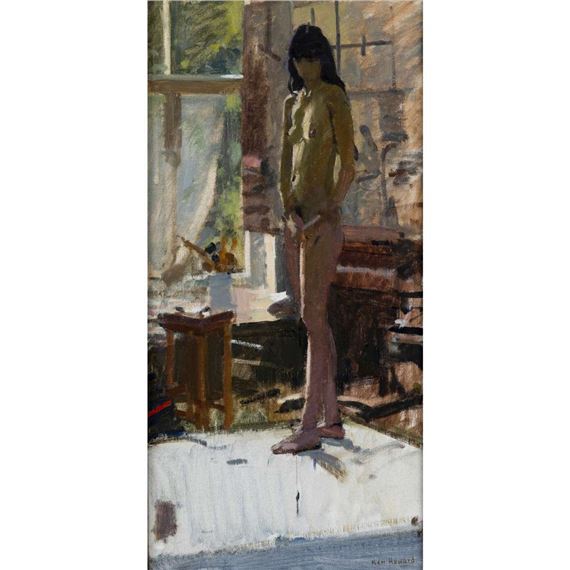 Ken Howard | MODEL IN THE STUDIO | MutualArt
