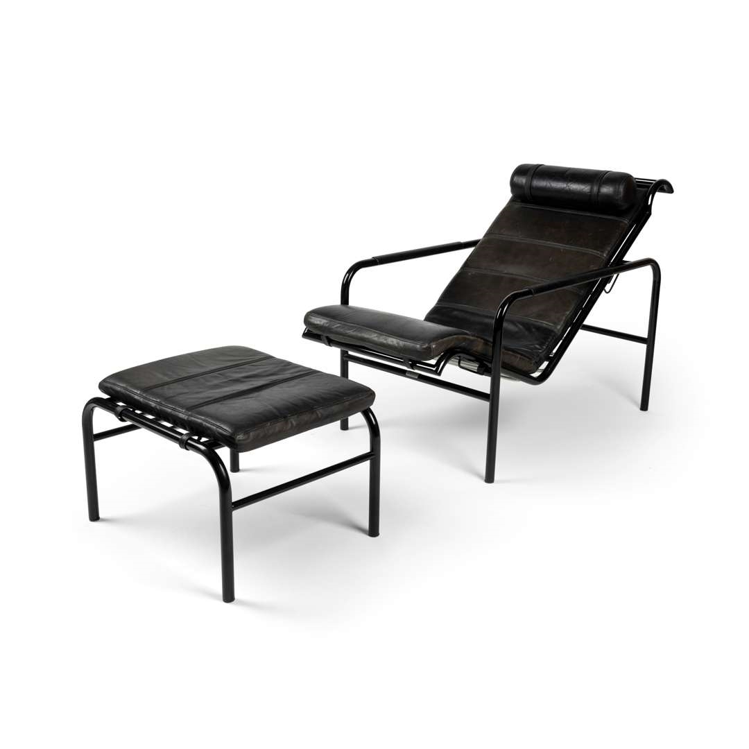 Gabriele Mucchi | 'GENNI' LOUNGE CHAIR AND OTTOMAN | MutualArt