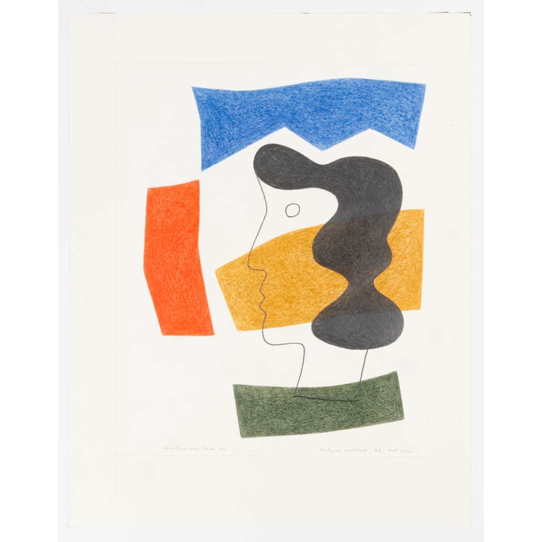 Bryan Ingham | STUDY FOR SCULPTURE - MEDITERRANEAN HEAD VII, JUNE 1995 ...