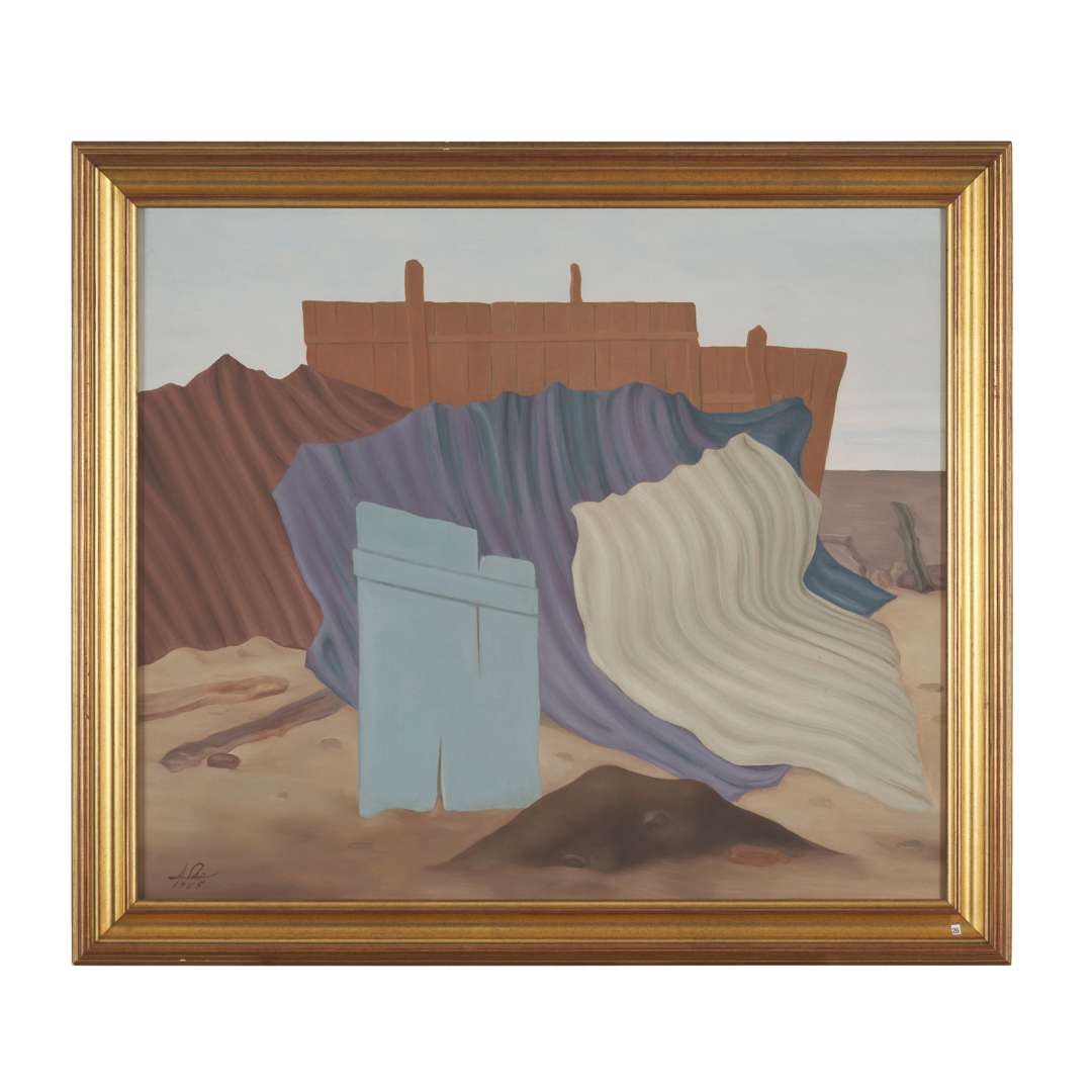 Albert Reuss | FENCE AND CORRUGATED IRON (1955) | MutualArt