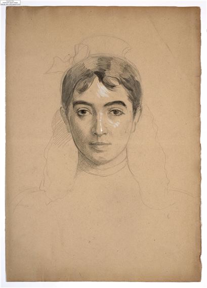 Marie Bracquemond | Autoportrait ; une autre étude pour un autoportrait ...