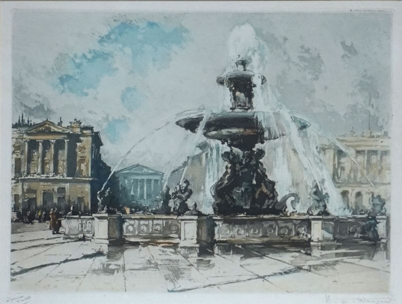 Henri de Waroquier | Henri de WAROQUIER (1881-1970) Place de la ...