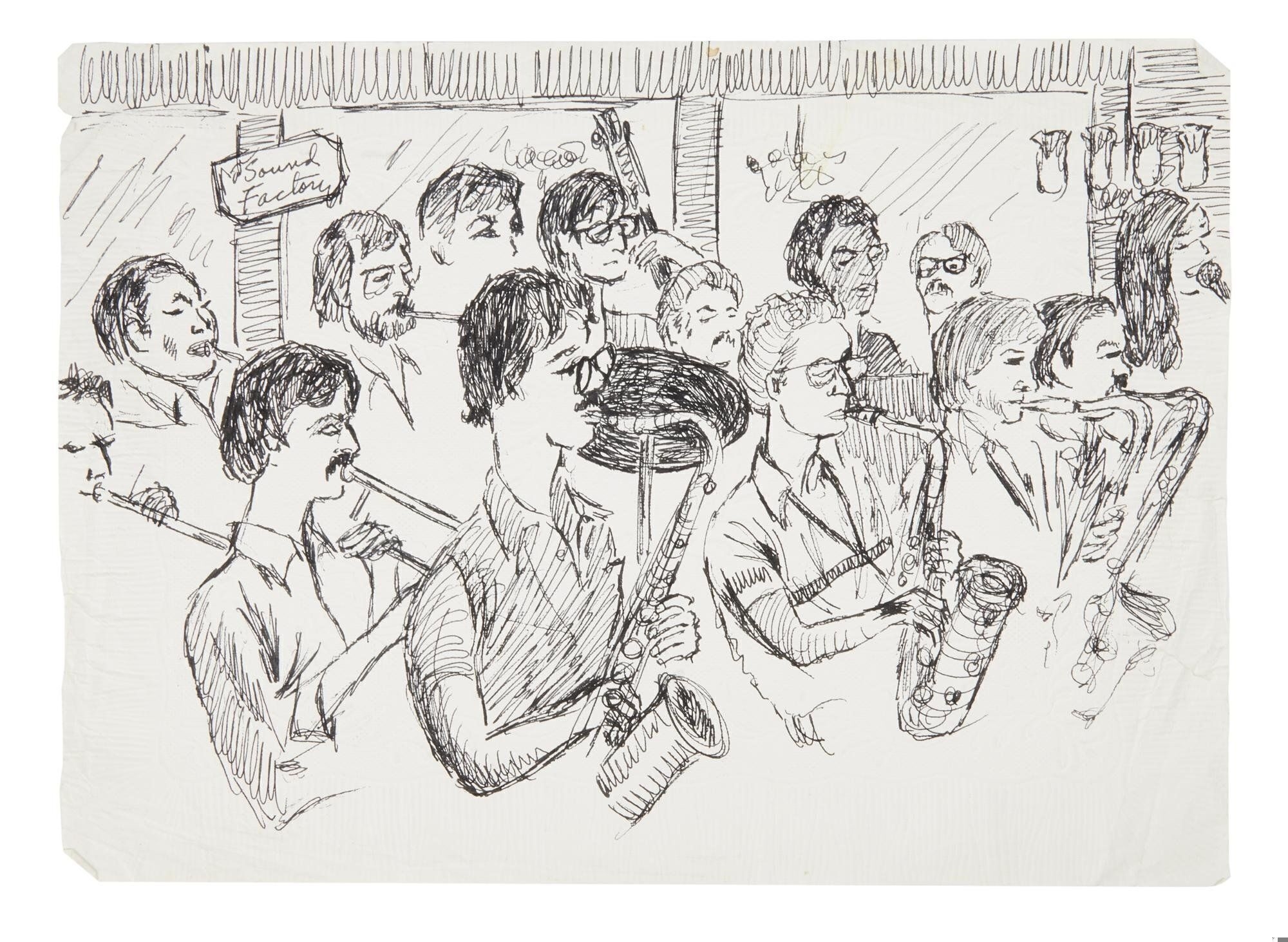 Tony Bennett | Tony Bennett | Original Sound Factory Sketch | MutualArt