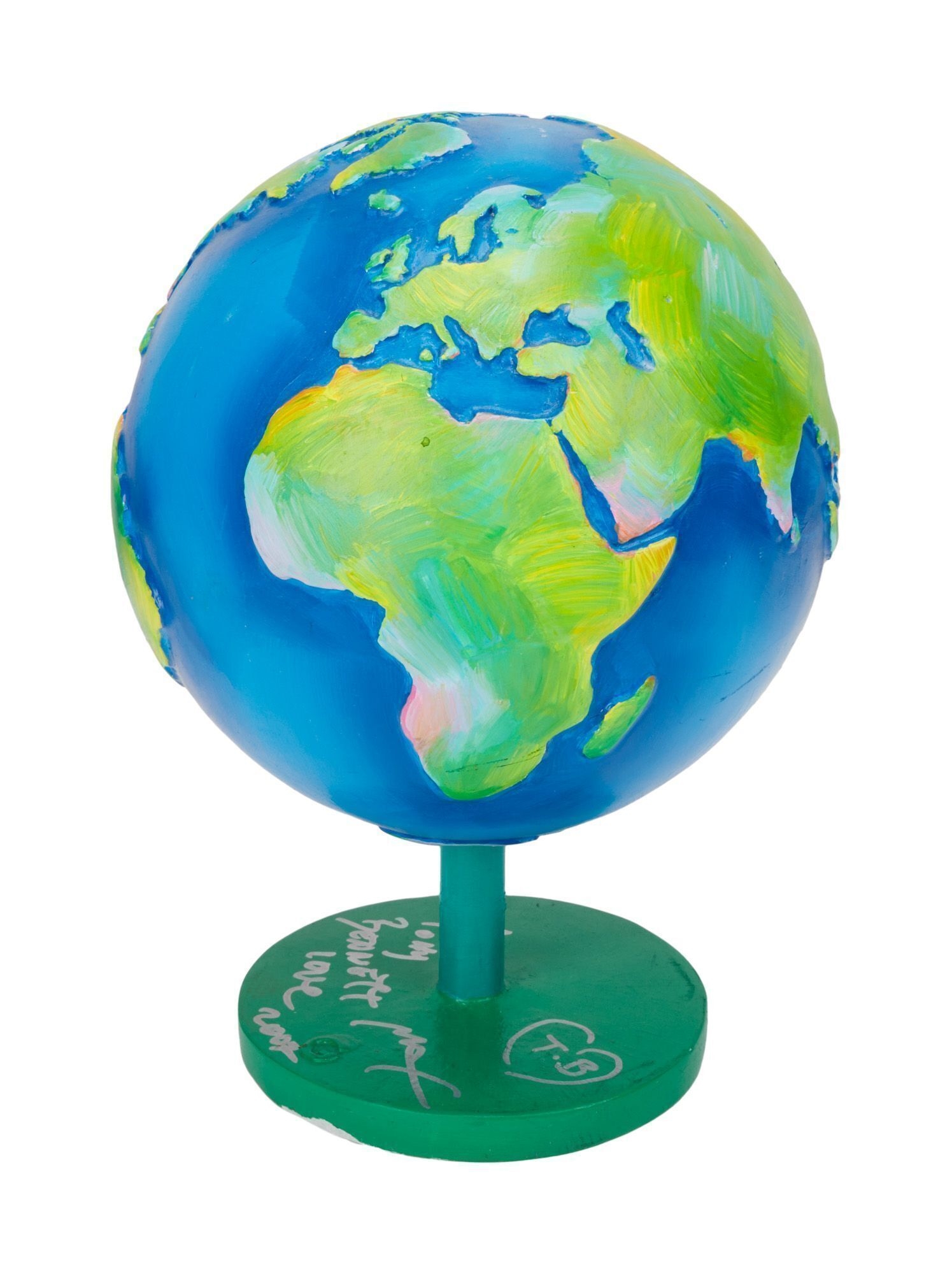 Peter Max | Tony Bennett | Peter Max Earth Sculpture (2007) | MutualArt