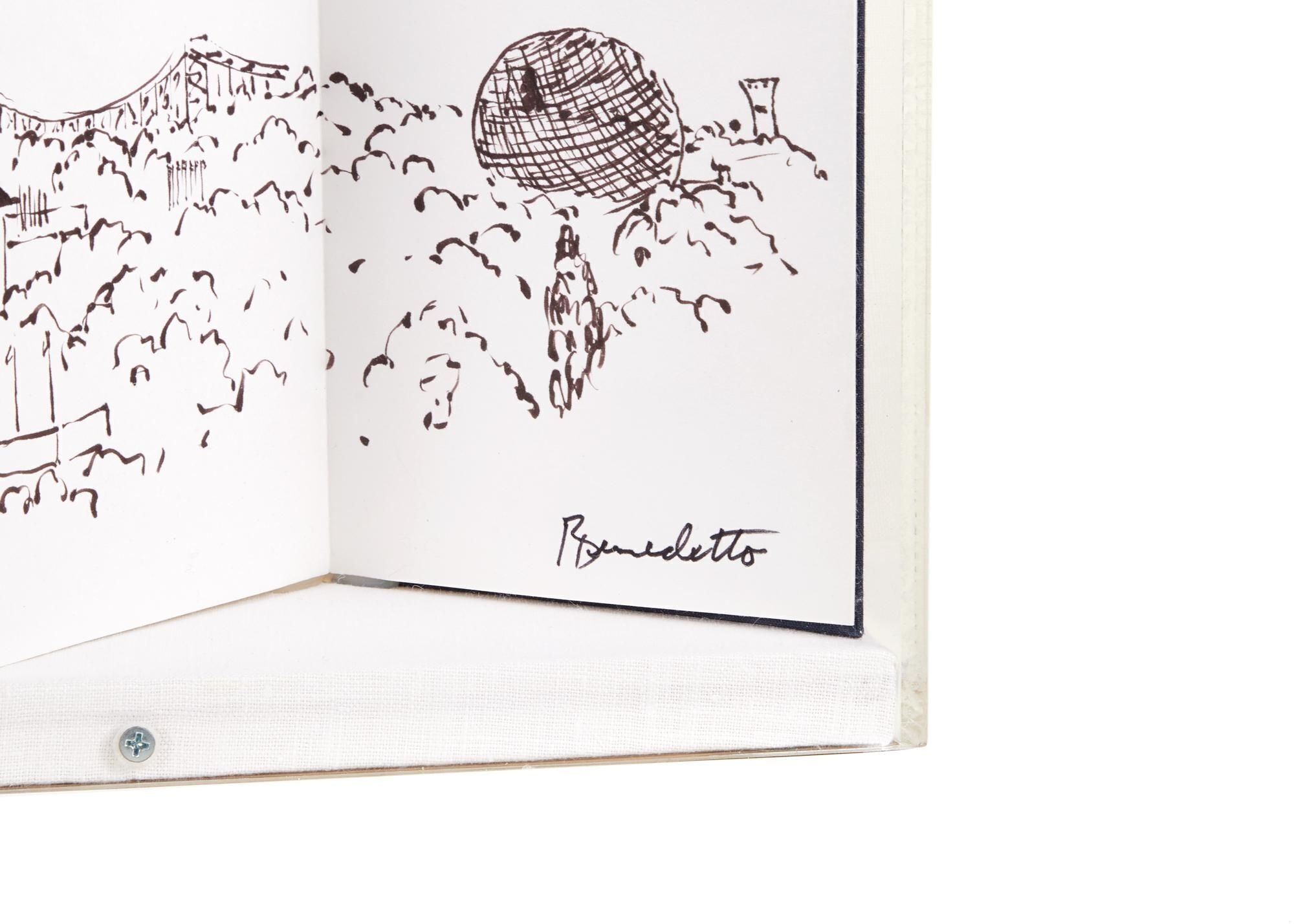 Tony Bennett | Tony Bennett | Original Montreal 90's Panoramic Drawing ...