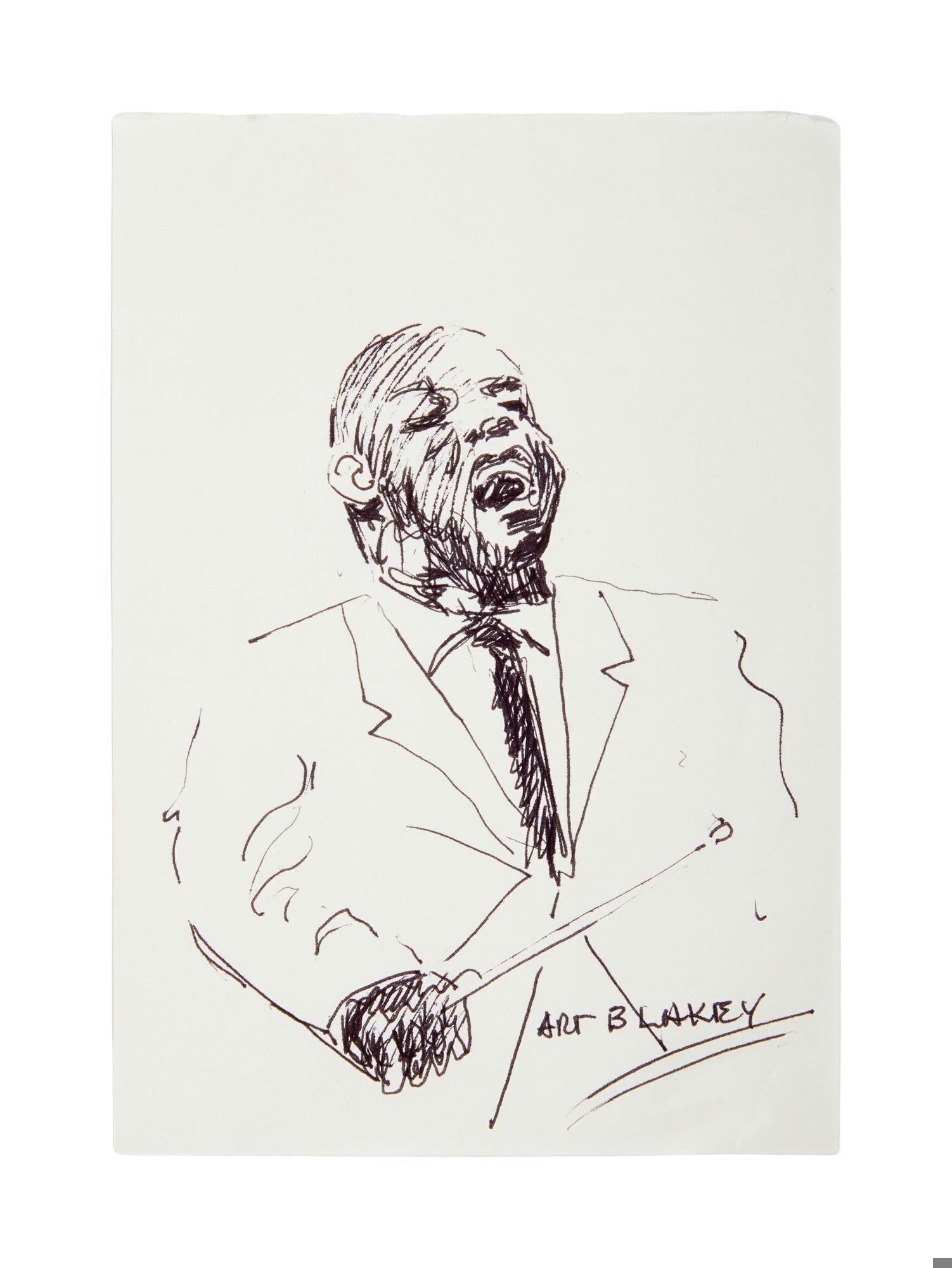 Tony Bennett | Tony Bennett | Original Art Blakey Sketch | MutualArt