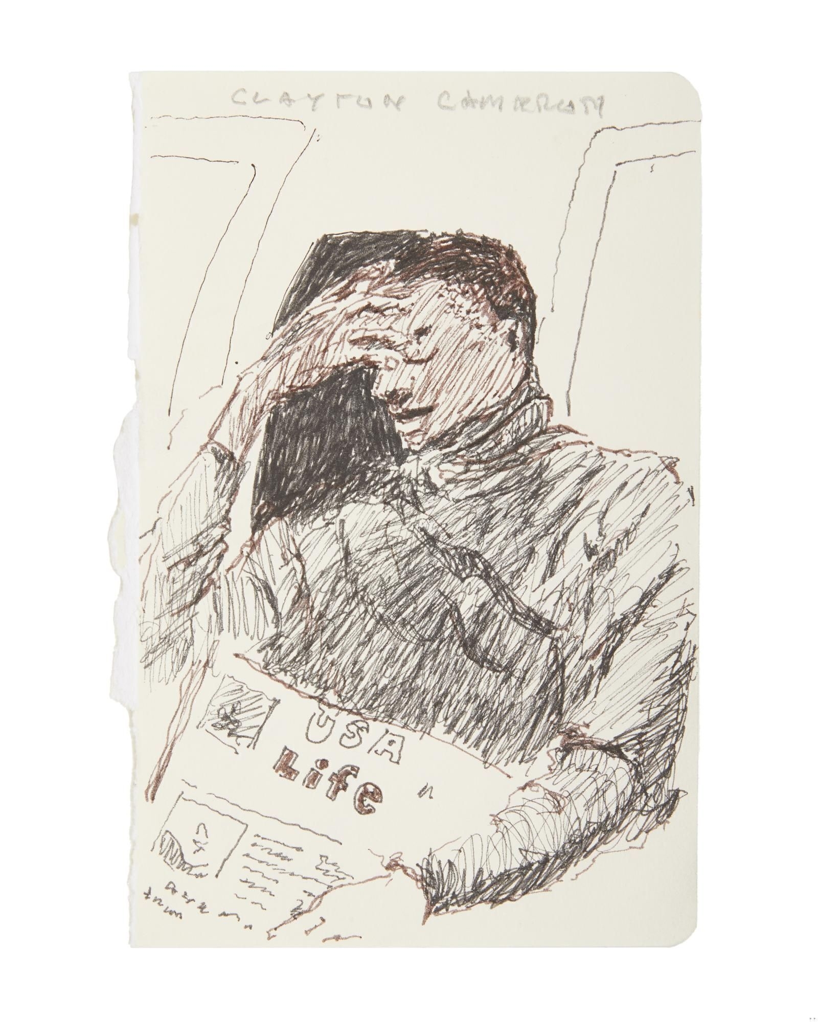 Tony Bennett | Tony Bennett | Original Clayton Cameron Portrait Sketch ...