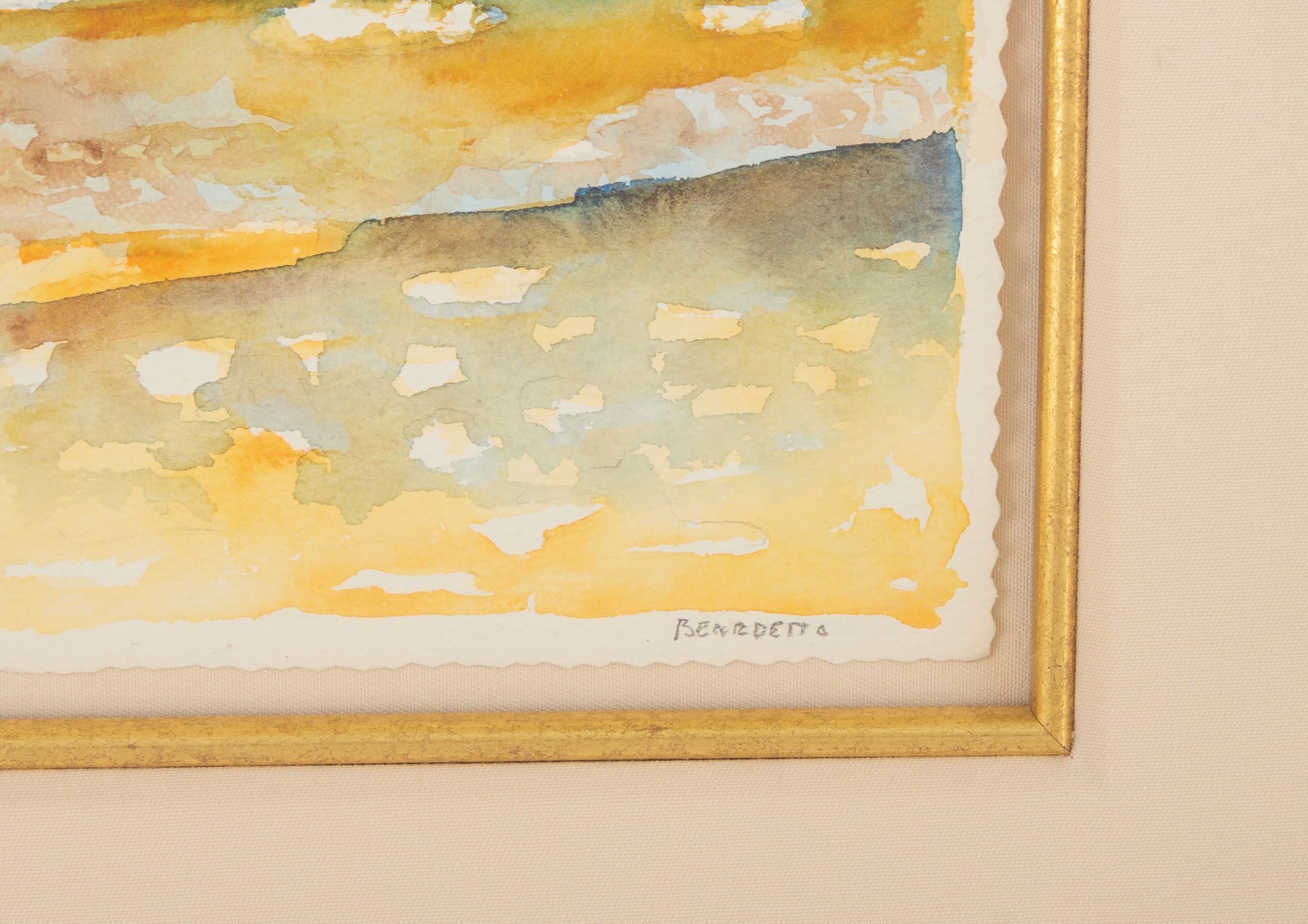 Tony Bennett | Tony Bennett | Original Skyscape Watercolor Painting ...