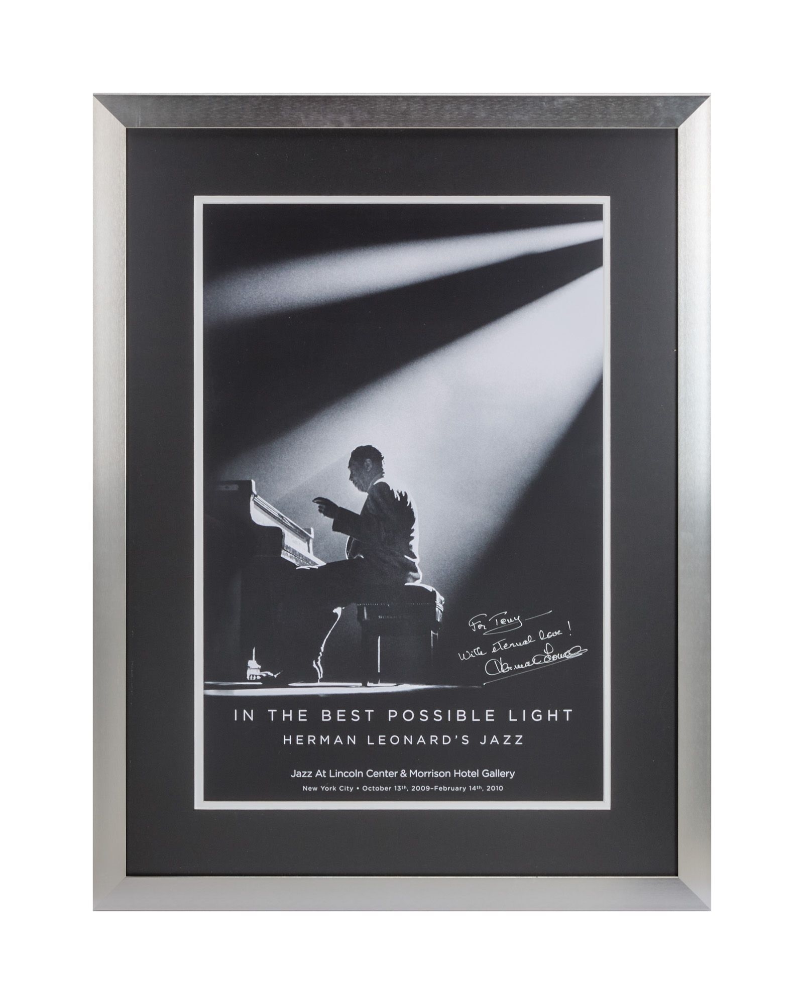 Herman Leonard | Tony Bennett | Herman Leonard Signed Art Exhibition ...