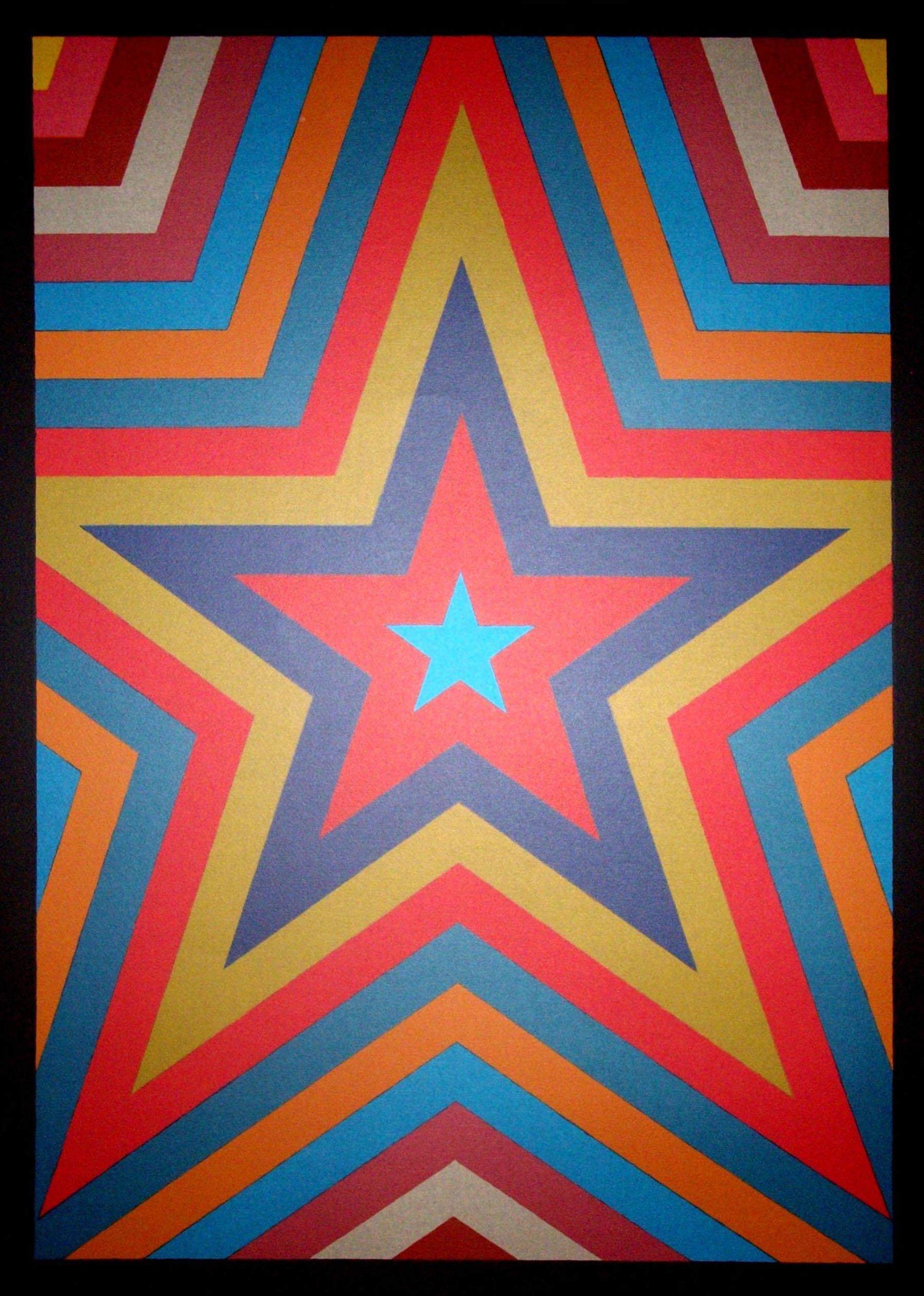 Sol LeWitt | Five Pointed Star with Color Bands,1992 (1992) | MutualArt