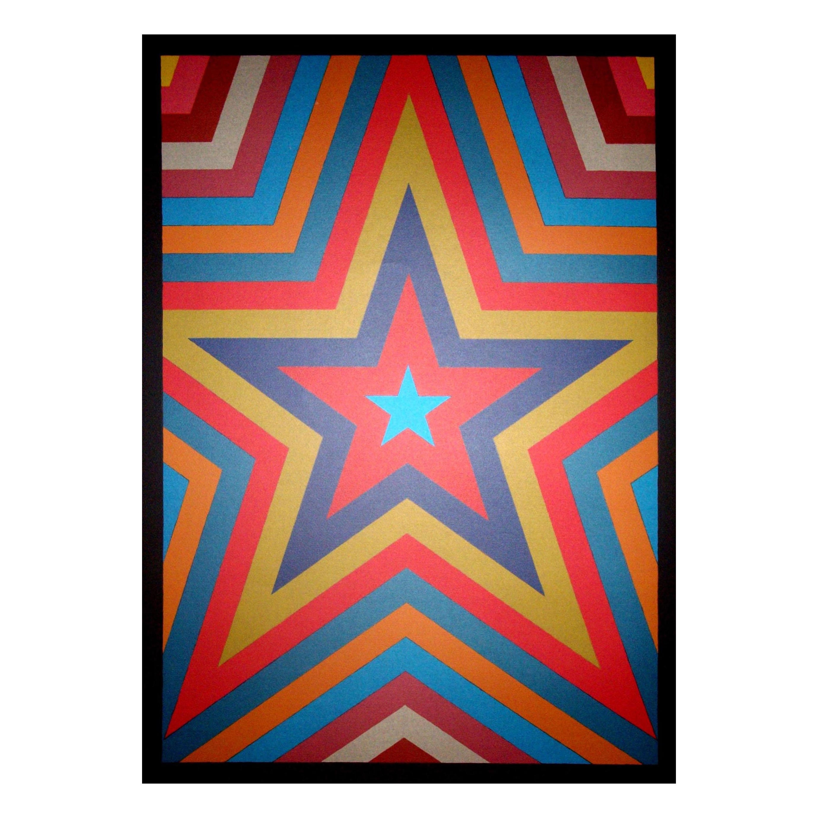 Sol LeWitt | Five Pointed Star with Color Bands,1992 (1992) | MutualArt