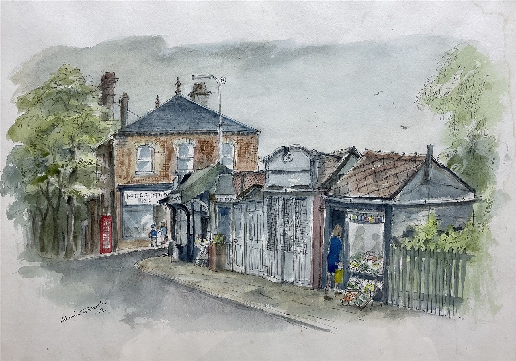 Albin Trowski | Manchester Street Scene (1972) | MutualArt