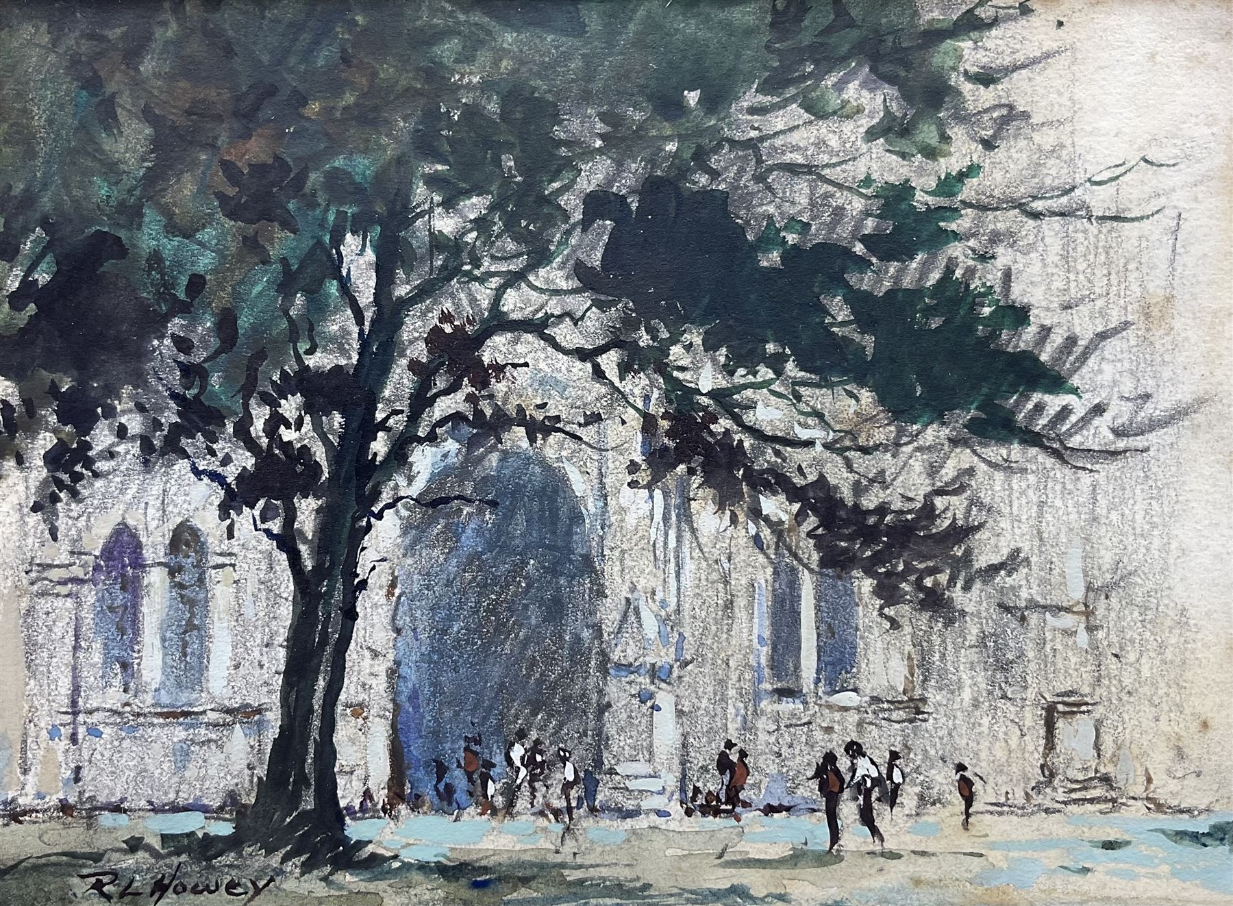 Robert Leslie Howey | View of Salisbury Cathedral | MutualArt