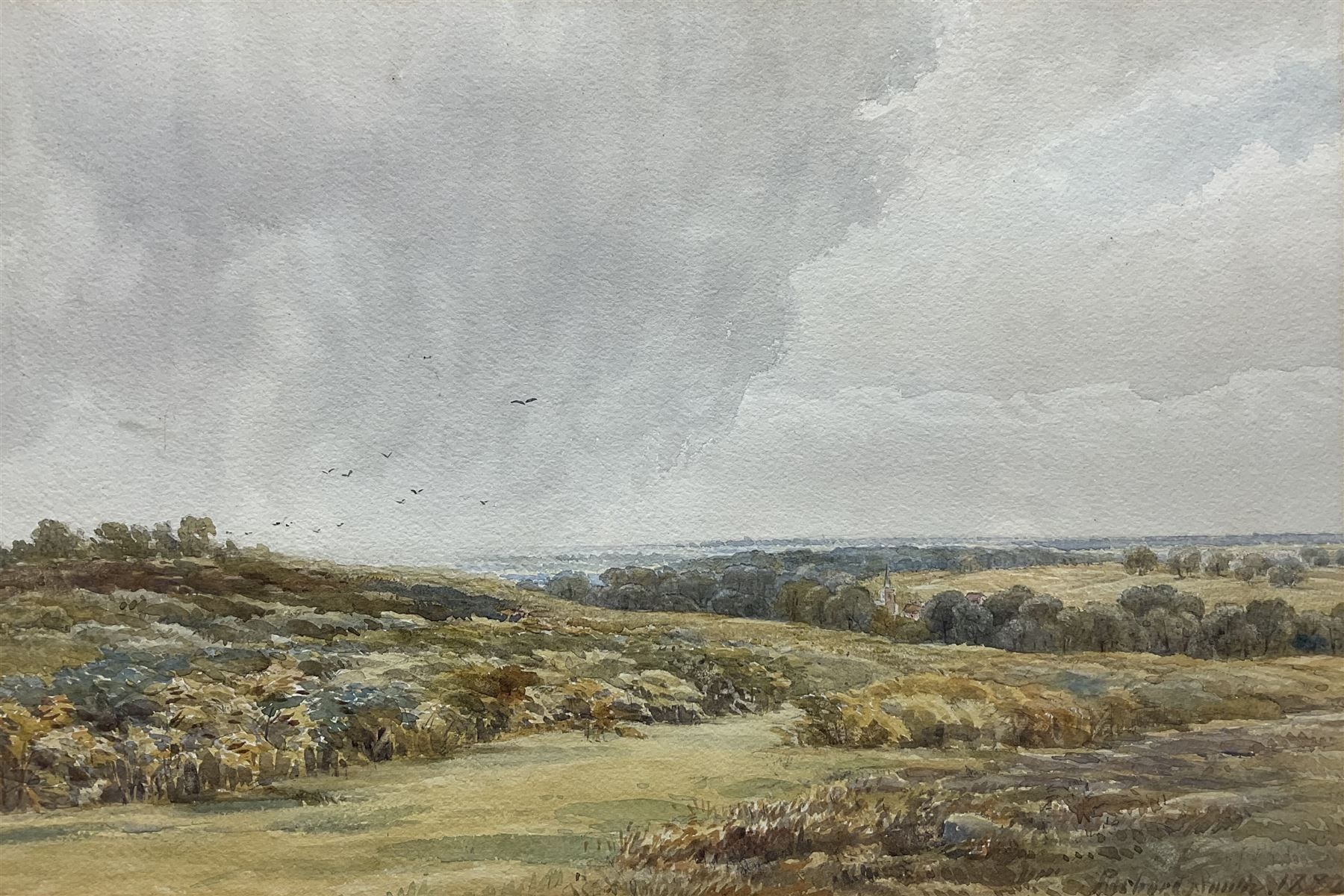 Richard J. Smith | Panoramic Rural Landscape (1888) | MutualArt