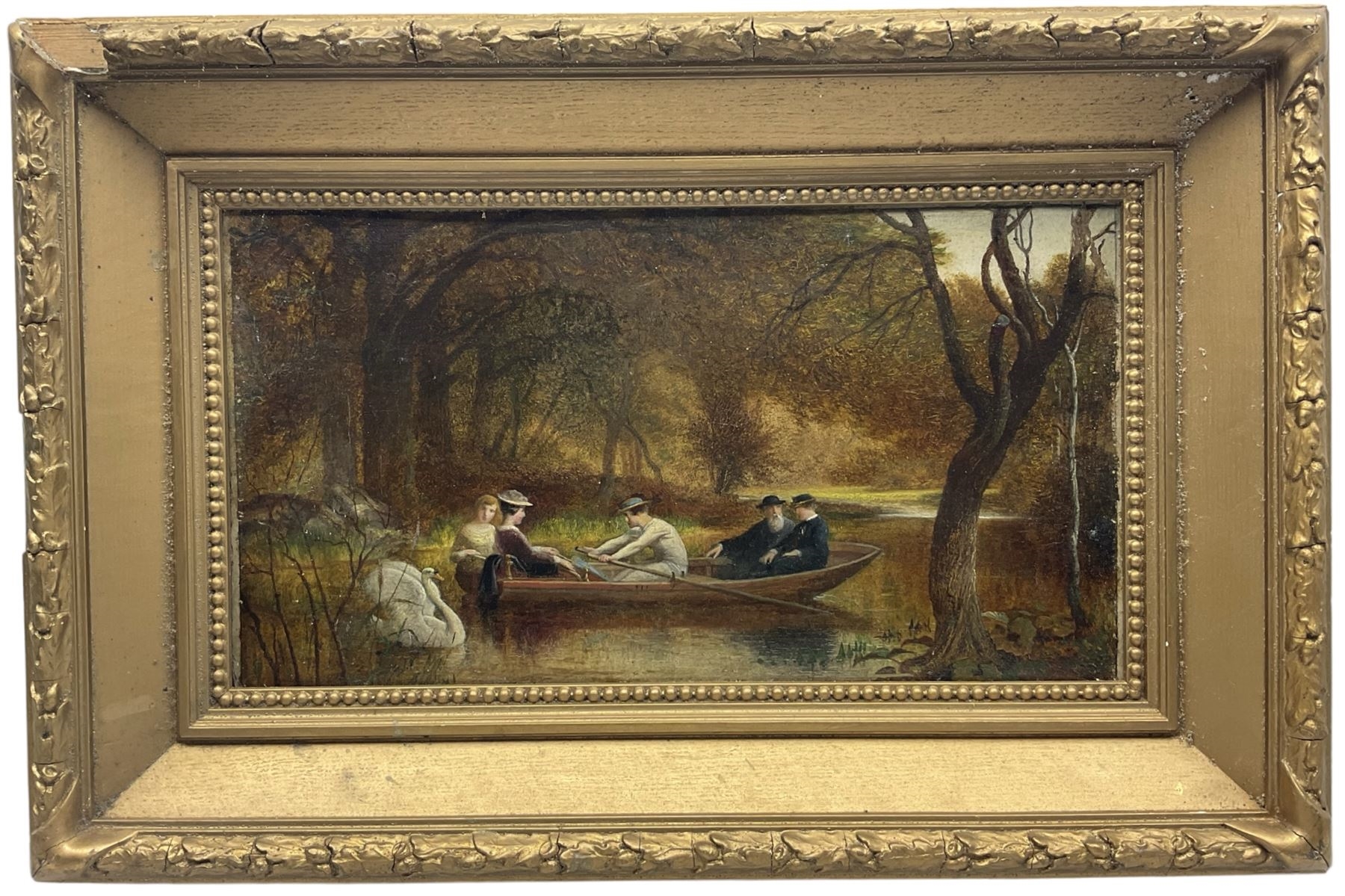 Samuel Baldwin | Victorian Figures in a Rowing Boat | MutualArt