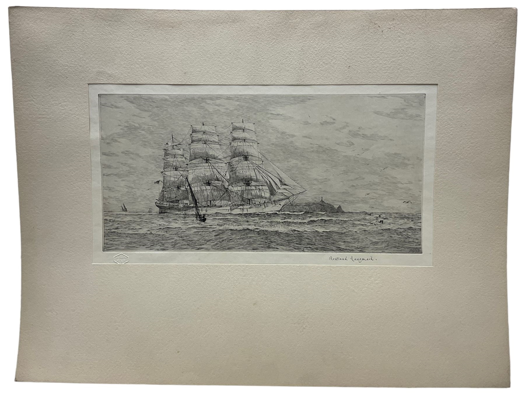 Rowland Langmaid | The Dreadnaughts' and Ship in Full Sail | MutualArt
