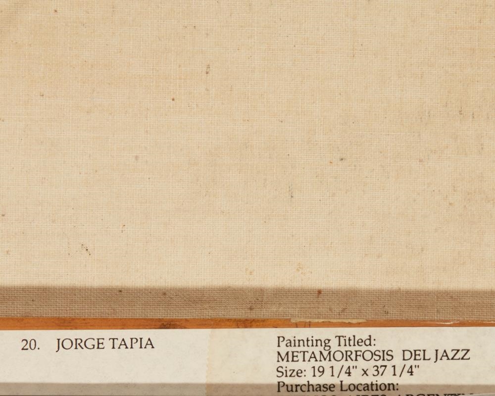 Jorge Tapia | Metamorfosis del Jazz (1963) | MutualArt