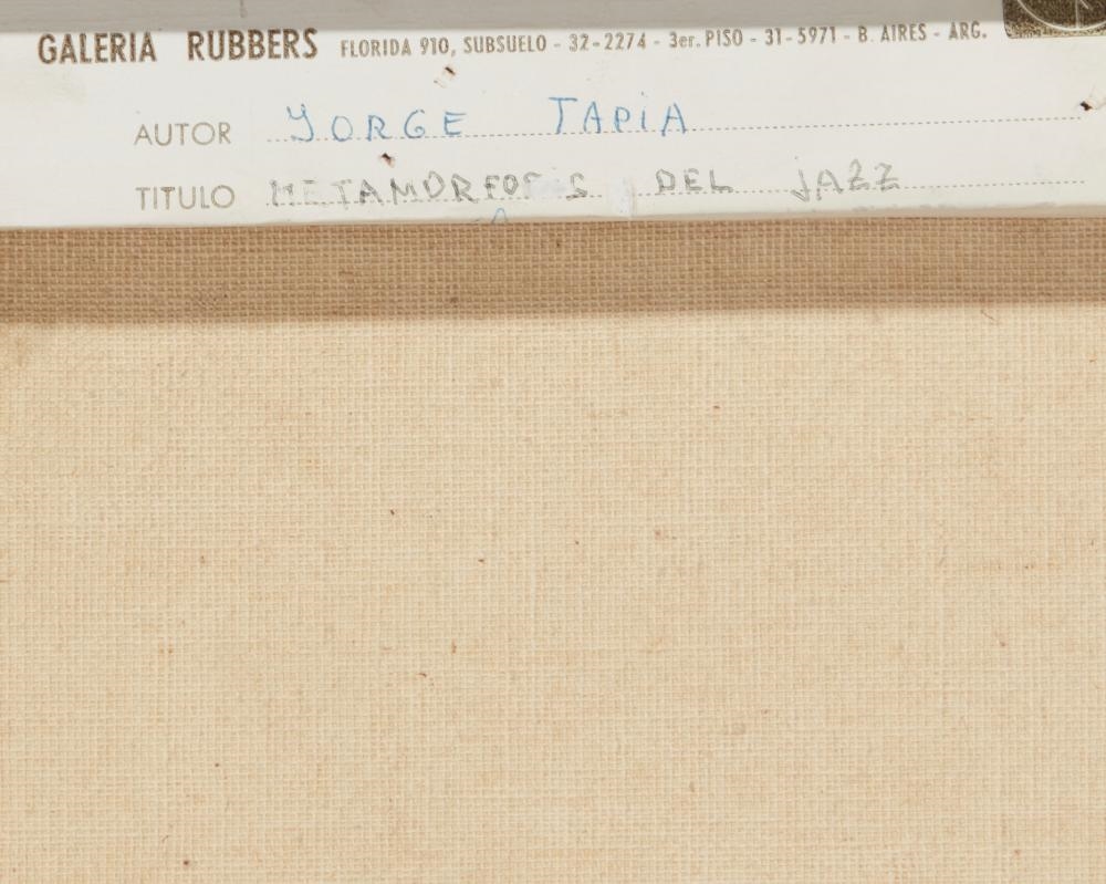 Jorge Tapia | Metamorfosis del Jazz (1963) | MutualArt