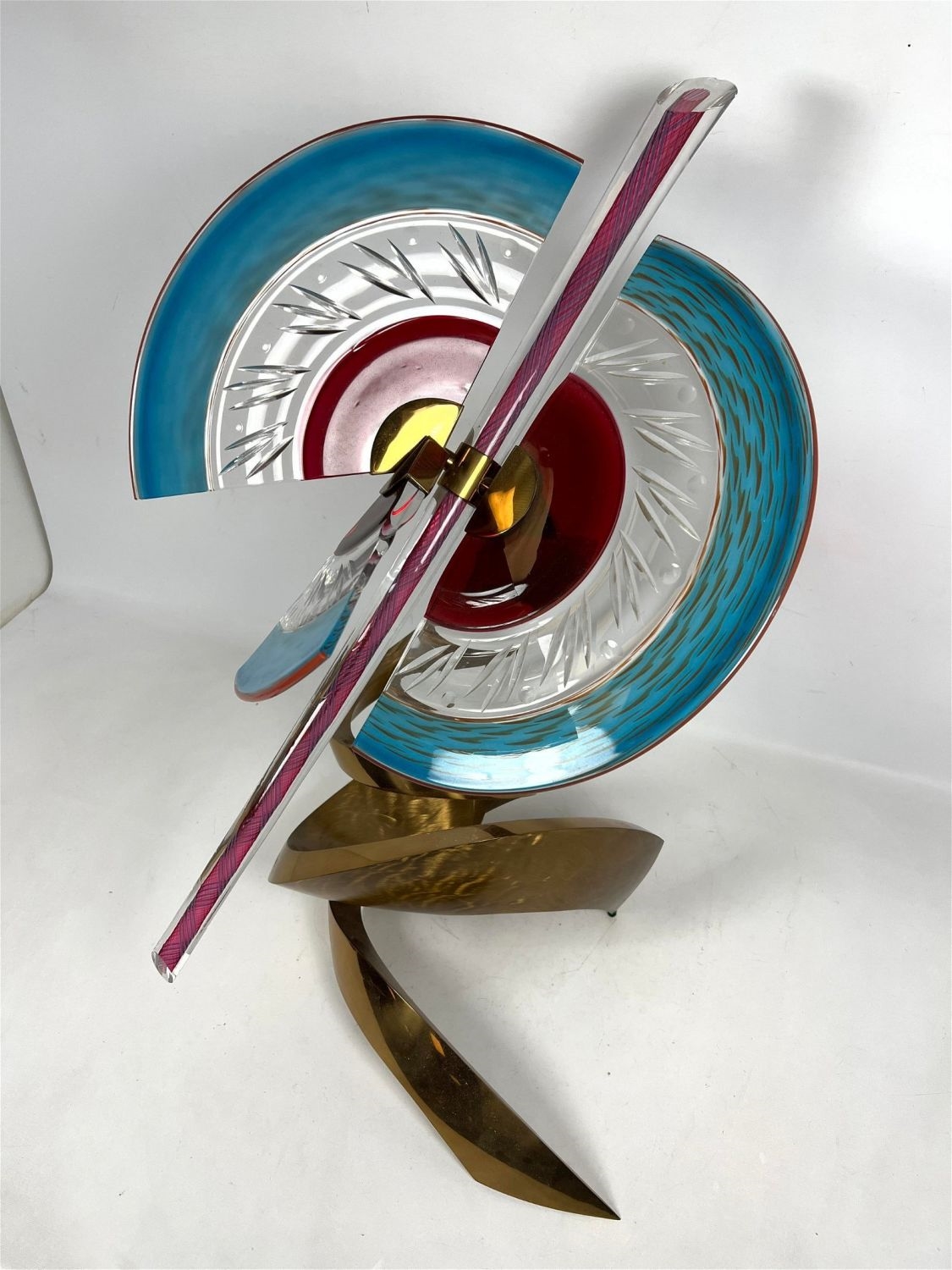 David Jaworski | Circular glass parts movab (1993) | MutualArt