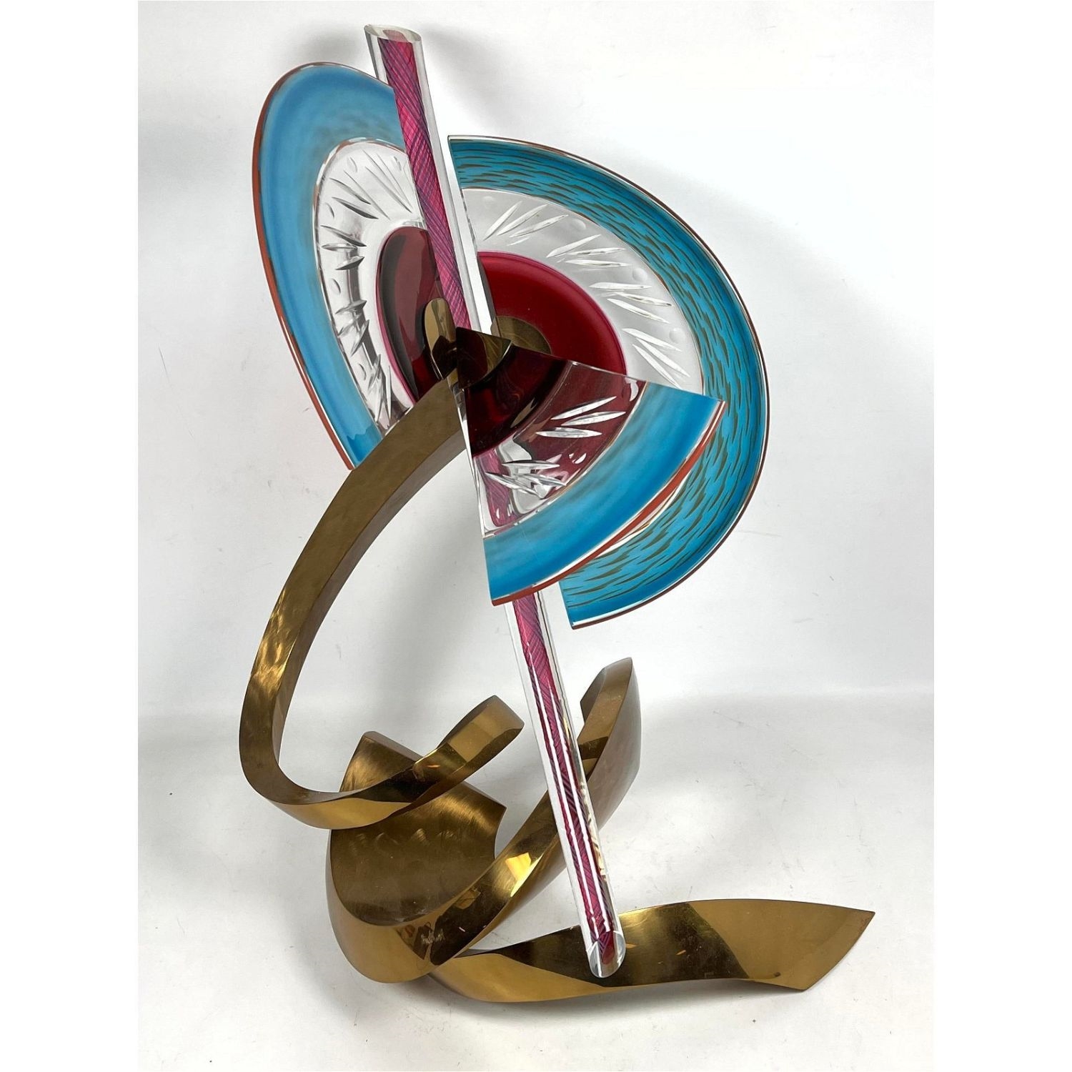 David Jaworski | Circular glass parts movab (1993) | MutualArt