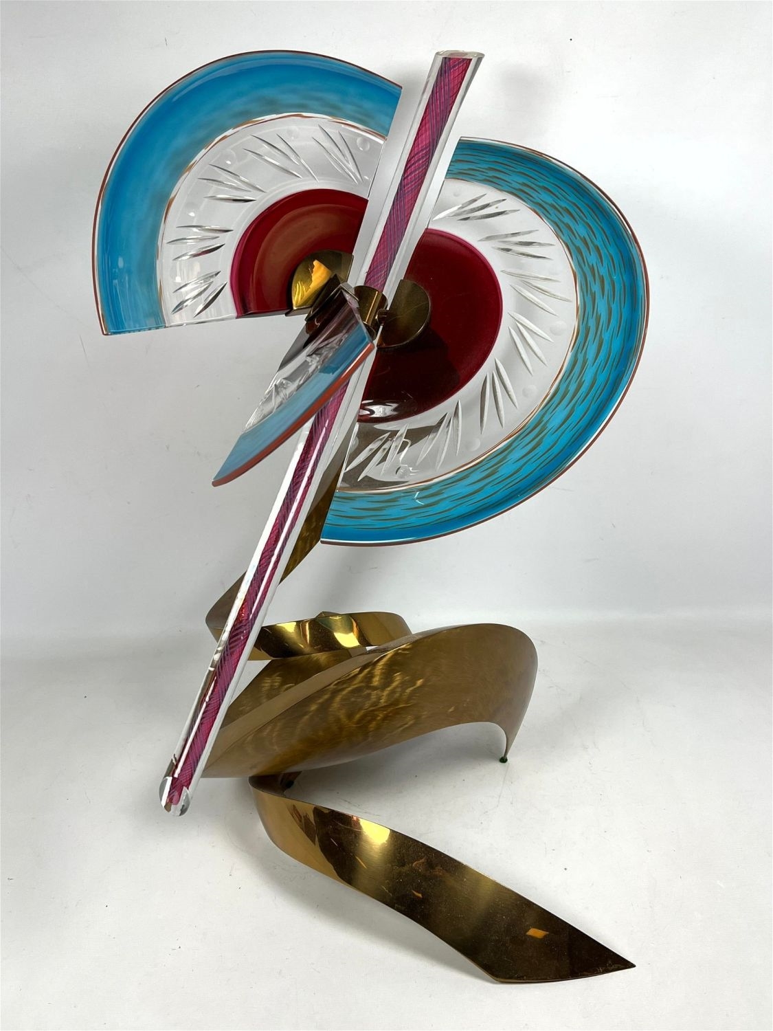 David Jaworski | Circular glass parts movab (1993) | MutualArt