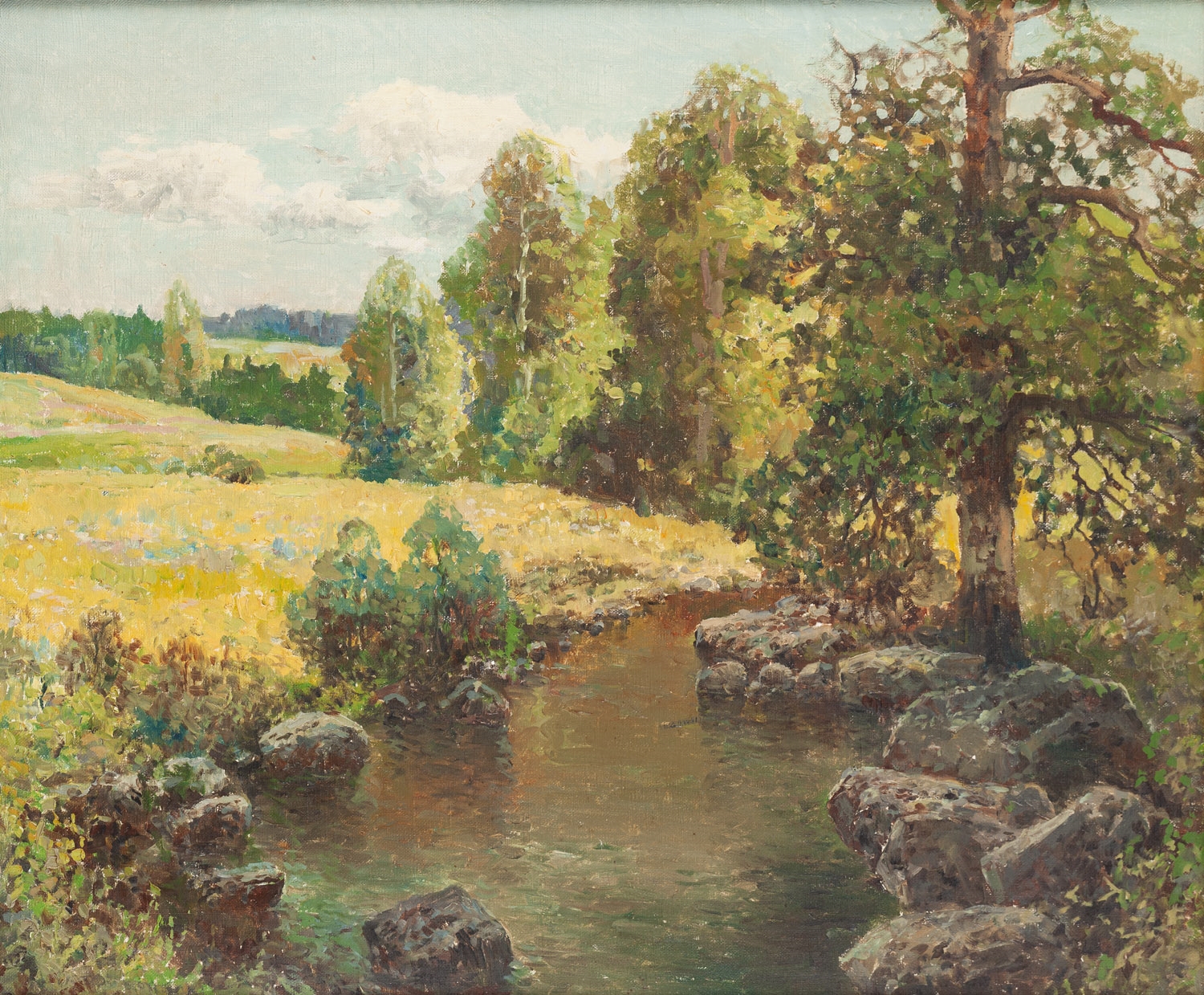 Wiktor Korecki | Moonlight over the Waters | MutualArt