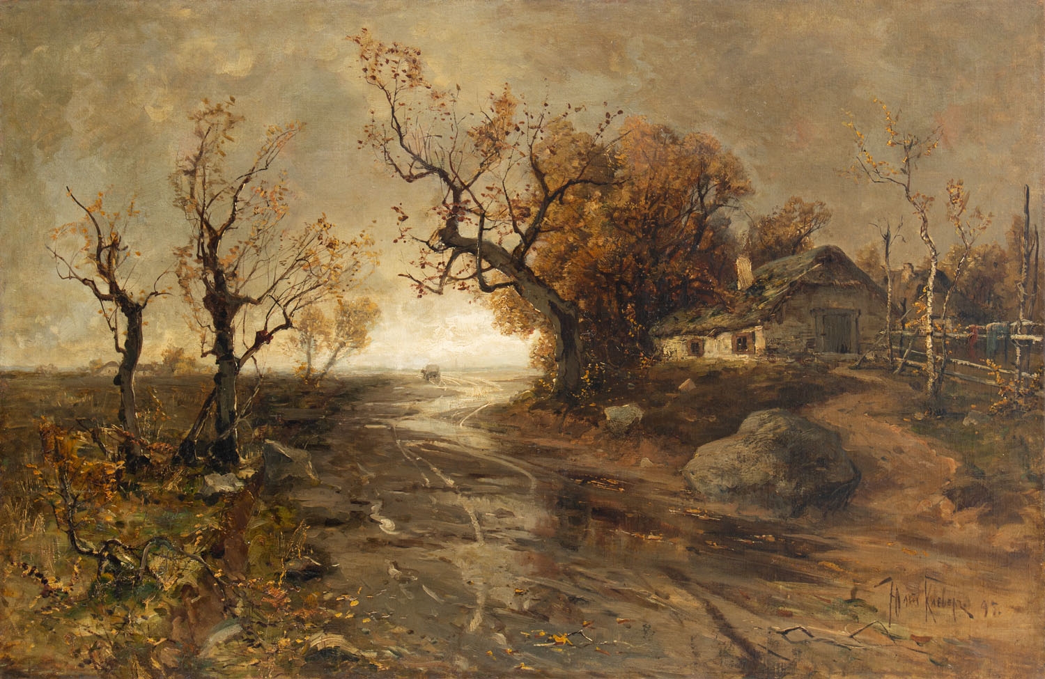 Julius Sergius von Klever | Autumn Landscape (1895) | MutualArt