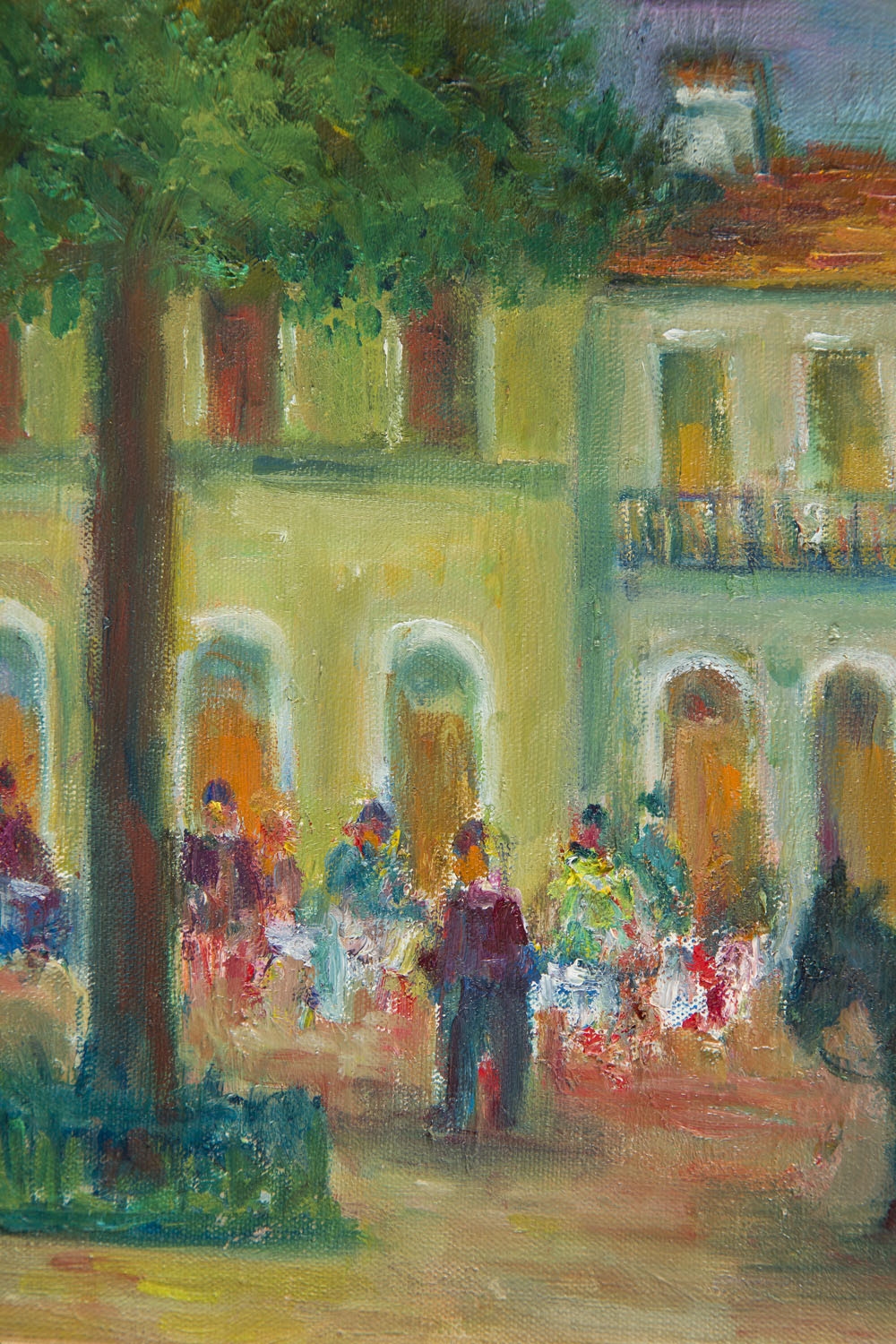 Jakub Zucker | Street scene in Collioure (1920) | MutualArt