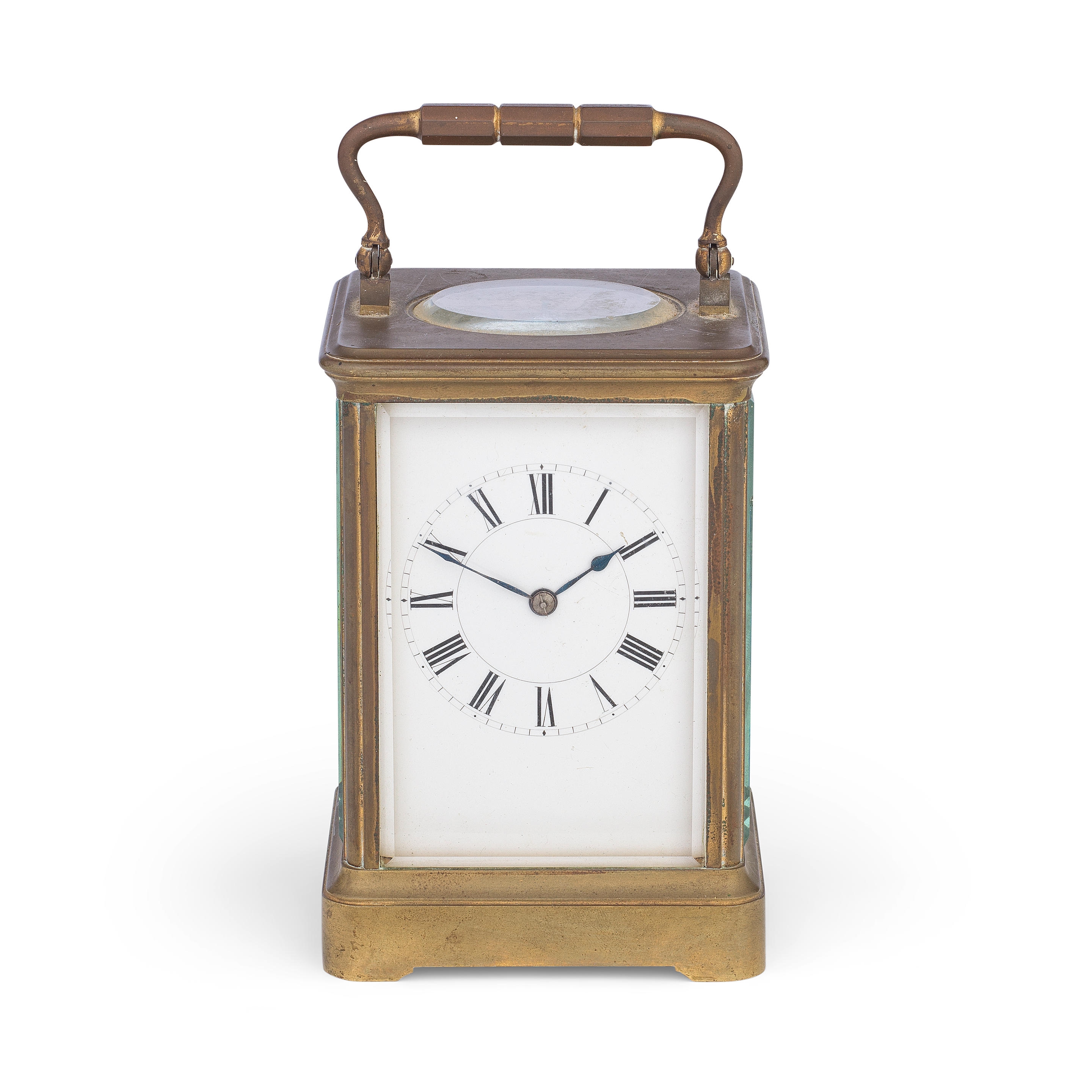 Henri Jacot | An early 20th century brass carriage clock | MutualArt