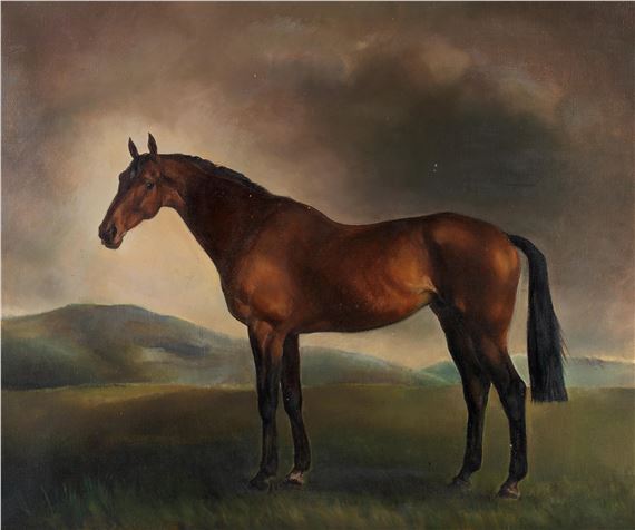 John Rattenbury Skeaping | Bay horse in a landscape | MutualArt