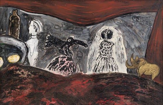 Nina Romm | Still Life with Figurines | MutualArt