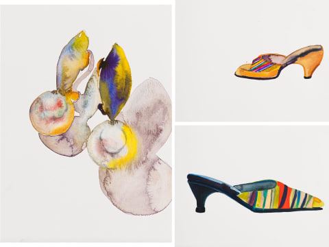 Ina Van Zyl | Oor Belle; Gestreepte Slipper; Gestreepte Skoentjie ...