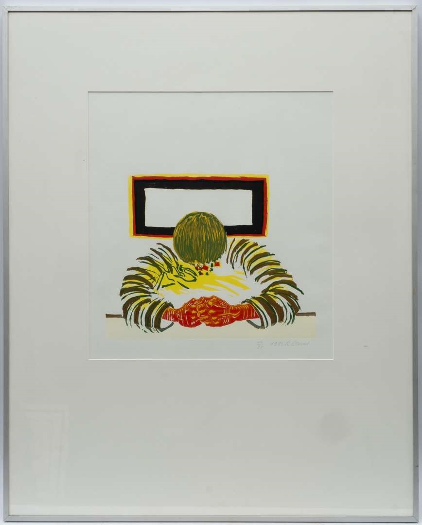 Roger Raveel | Dubbende man (Worrying man | MutualArt