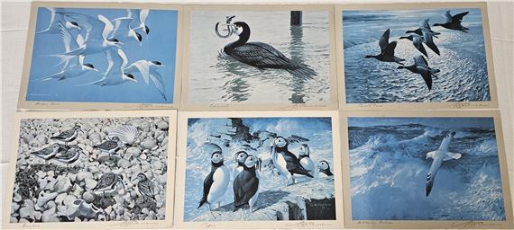 Keith Shackleton | A collection of six Keith Shackleton prints | MutualArt