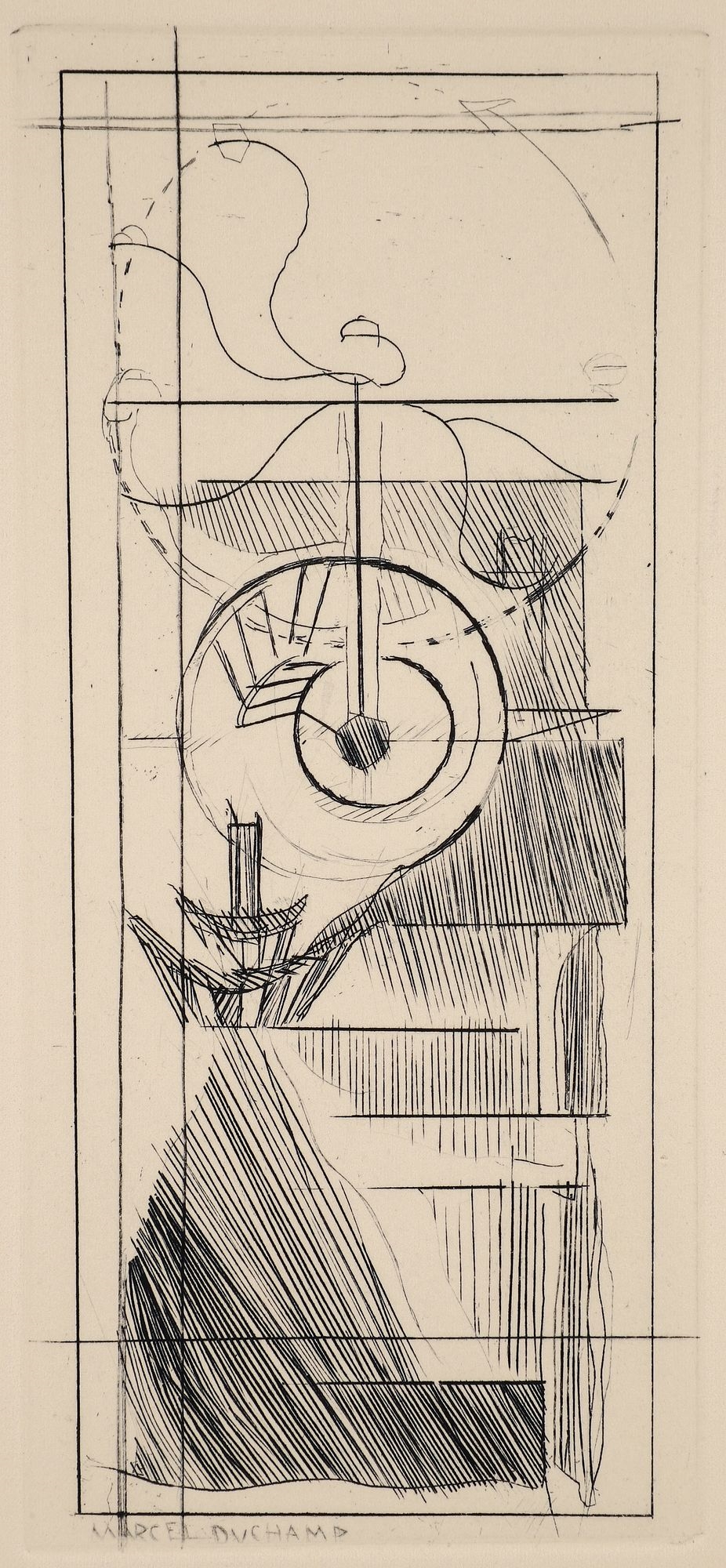 Marcel Duchamp | The Clock in Profile (1964) | MutualArt