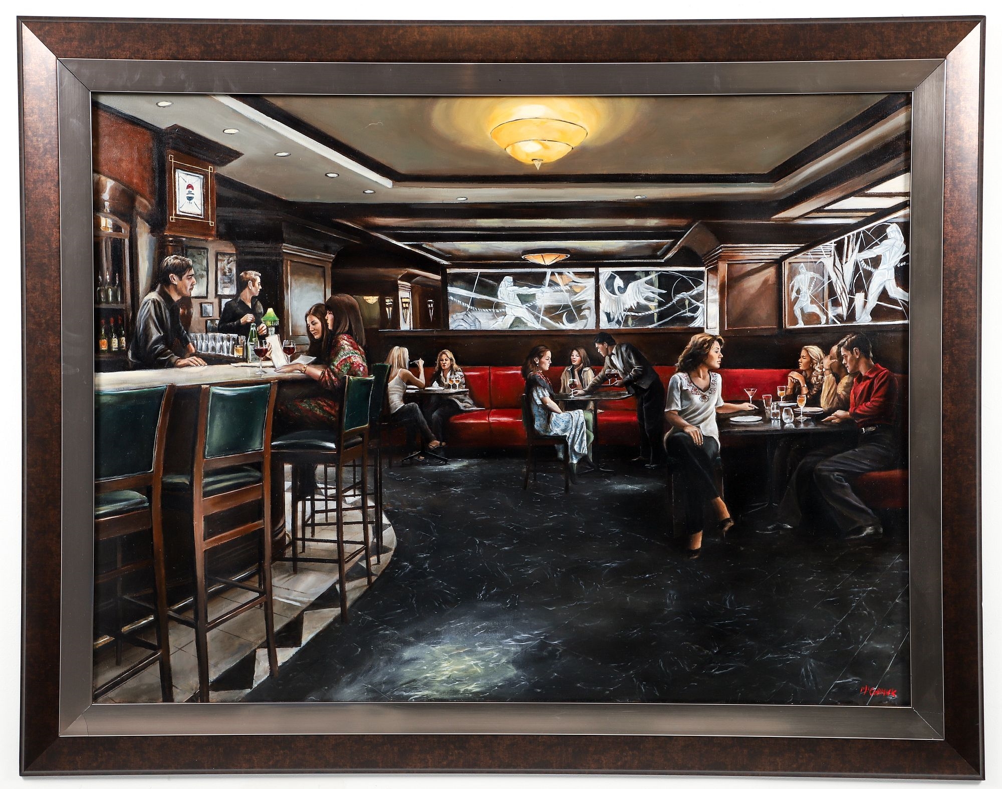 Harry McCormick | Harry McCormick Chops Large Oil on Canvas (Circa ...