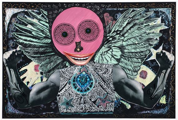 Nick Bubash | Nick Bubash Unique Surrealist Collage 2007 (2007) | MutualArt