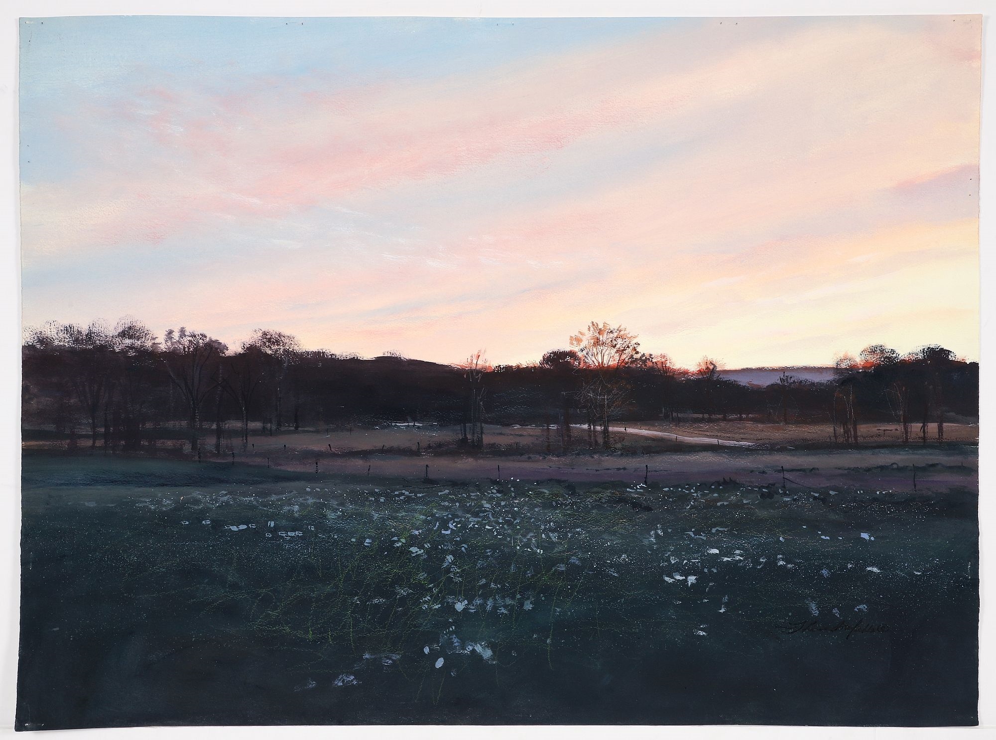 Thomas McNickle | Thomas McNickle Evening Early Spring Work on Paper ...