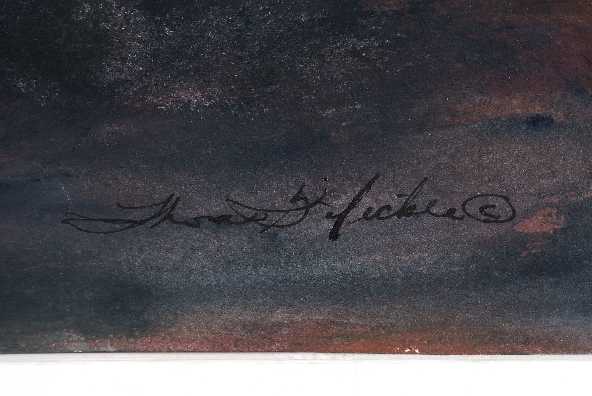 Thomas McNickle | Thomas McNickle Pasture Stream Evening Work on Paper ...