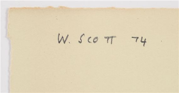 William Scott | William Scott Linear Pears 1974 Signed Lithograph (1974 ...