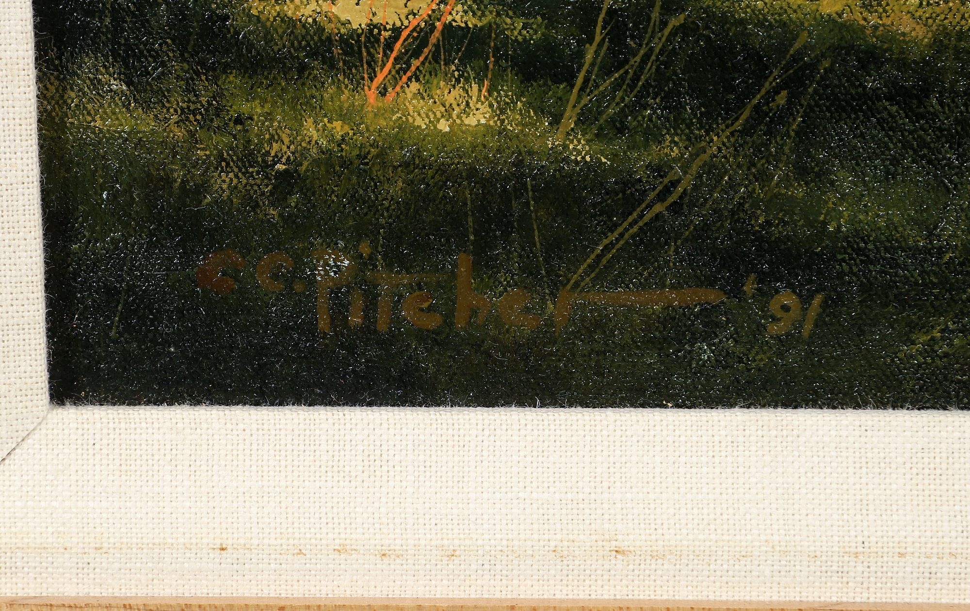 Charles Pitcher | Charlie Pitcher October Time 1991 Oil on Canvas (1991 ...