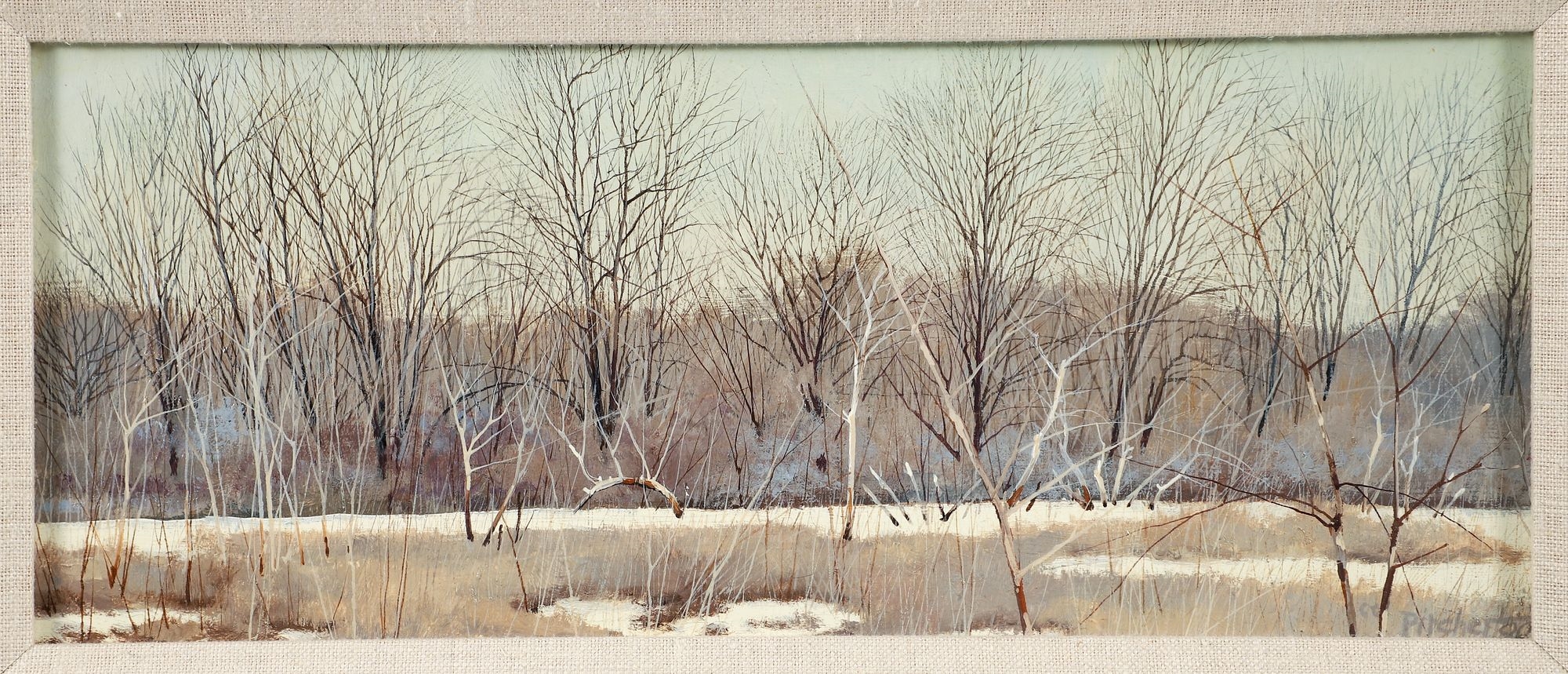 Charles Pitcher | Charlie Pitcher The Cut 1990 Oil on Canvas (1990 ...