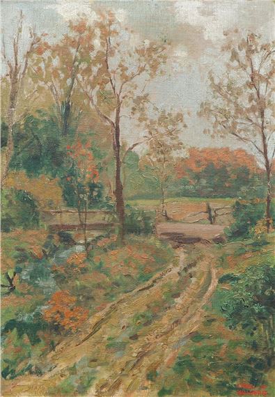 Carl A. Walberg | Carl A Walberg oil Western PA Landscape (1920s ...