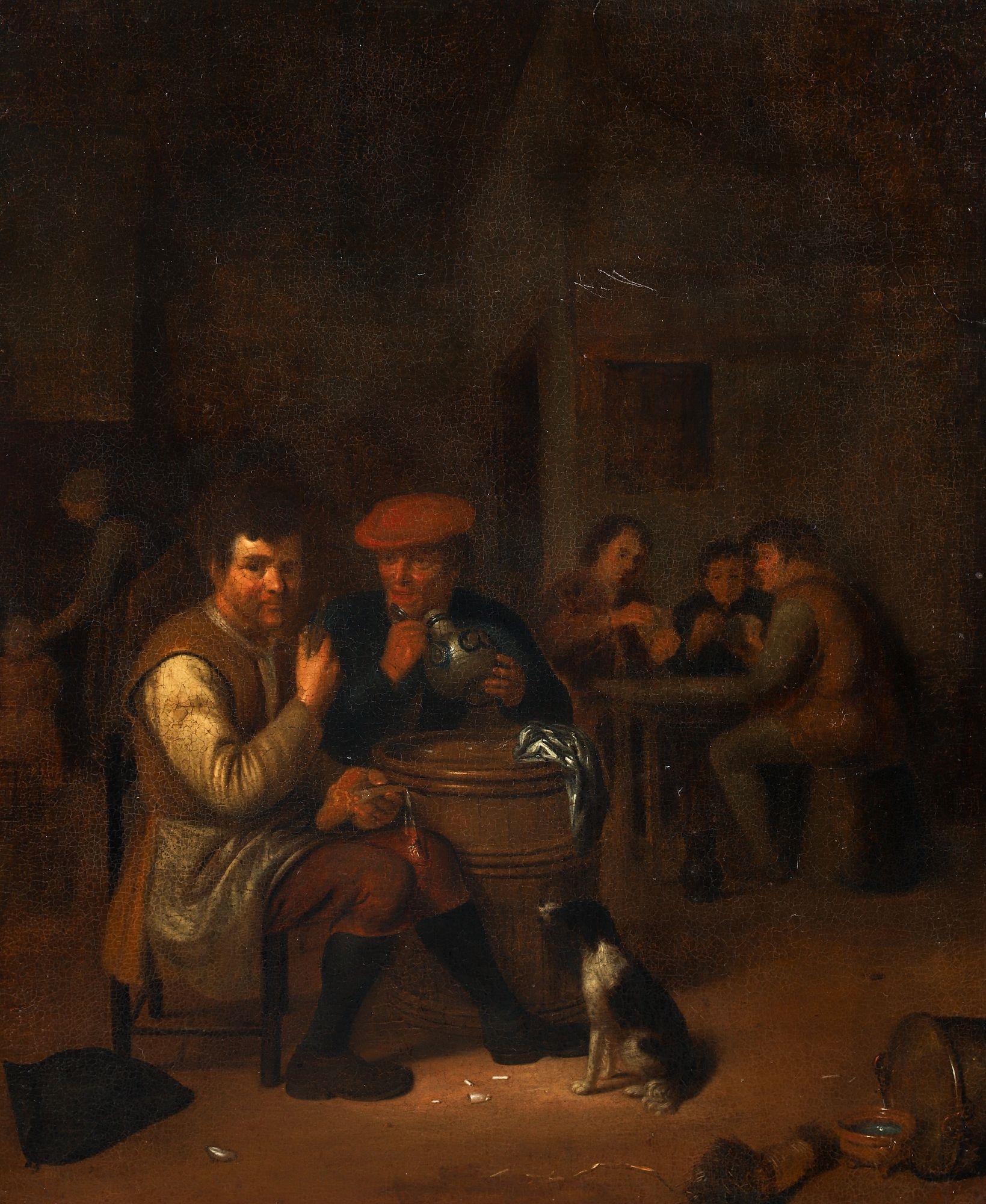 David Ryckaert III | Old man sleeping (1640 - 1642) | MutualArt