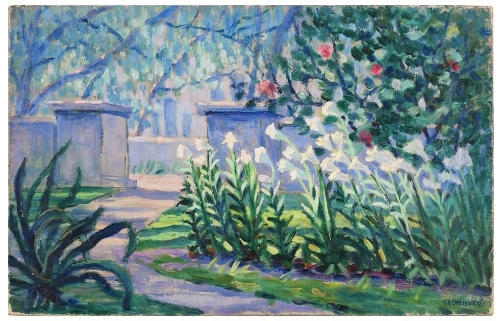 Vira B. McIlrath Scheibner | VIRA SCHEIBNER FLORIDA LANDSCAPE WITH ...