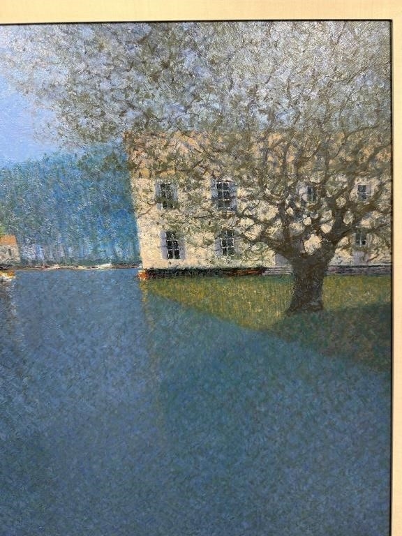 Andre Bourrie | ANDRE BOURRIE PAINTING L'LLE SUR LE SORGUE II (2005 ...
