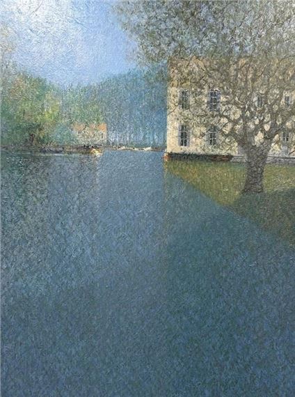 Andre Bourrie | ANDRE BOURRIE PAINTING L'LLE SUR LE SORGUE II (2005 ...
