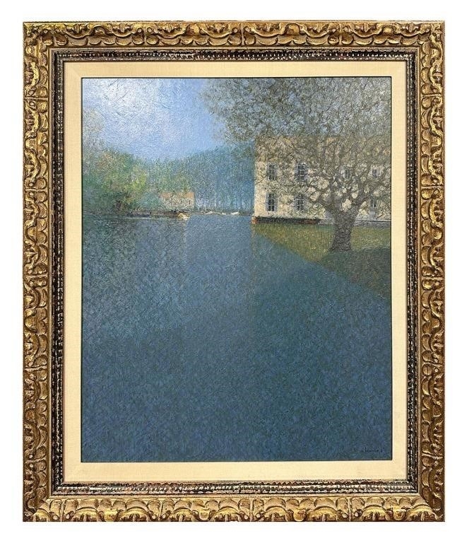 Andre Bourrie | ANDRE BOURRIE PAINTING L'LLE SUR LE SORGUE II (2005 ...